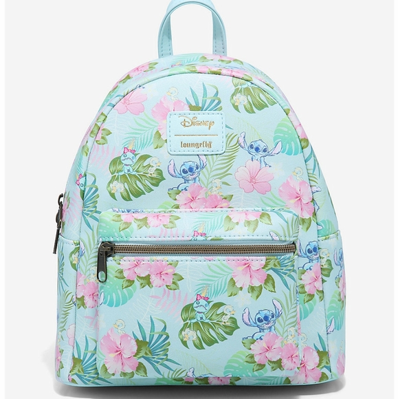 Loungefly | Bags | Nwt Loungefly Stitch Tropical Mini Backpack | Poshmark